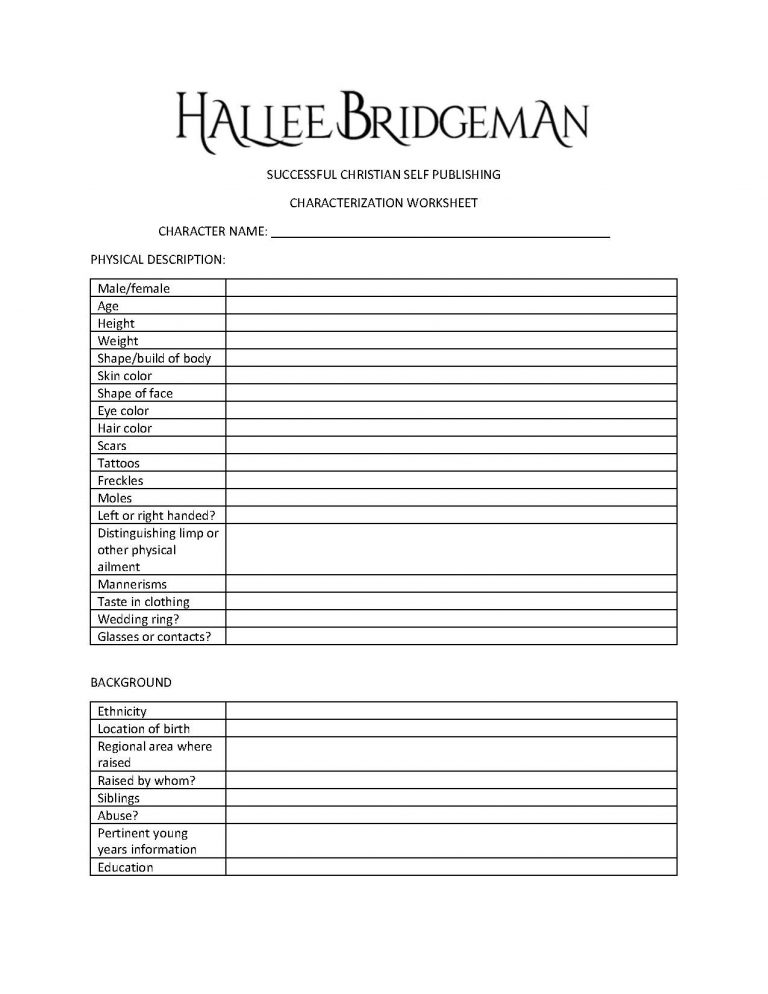 Forms and Resources – Successful Christian Self-Publishing